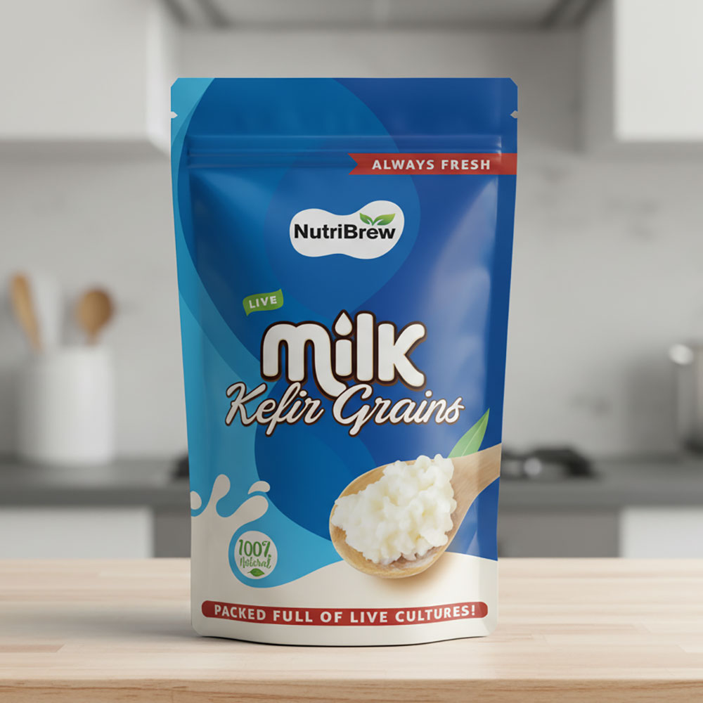 Live Milk Kefir Grains | Premium Irish Heirloom Cultures | NutriBrew